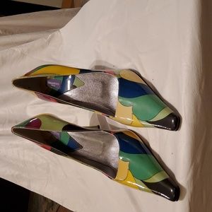 Emilio Pucci | Shoes | Multicolor Pointed Toe Heels | Poshmark